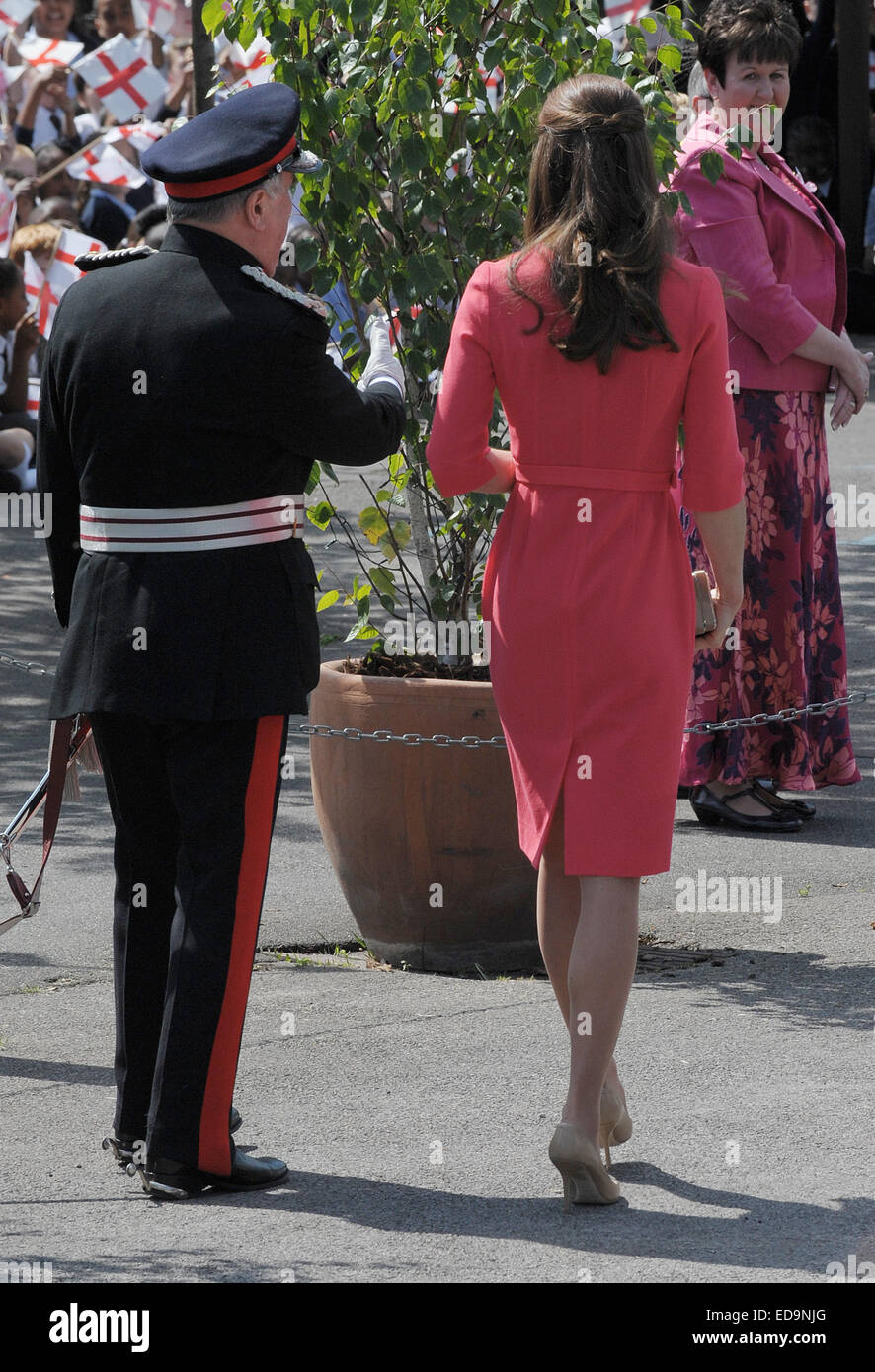 Kate Middleton visits Blessed Sacrament R C Primary School Featuring ...