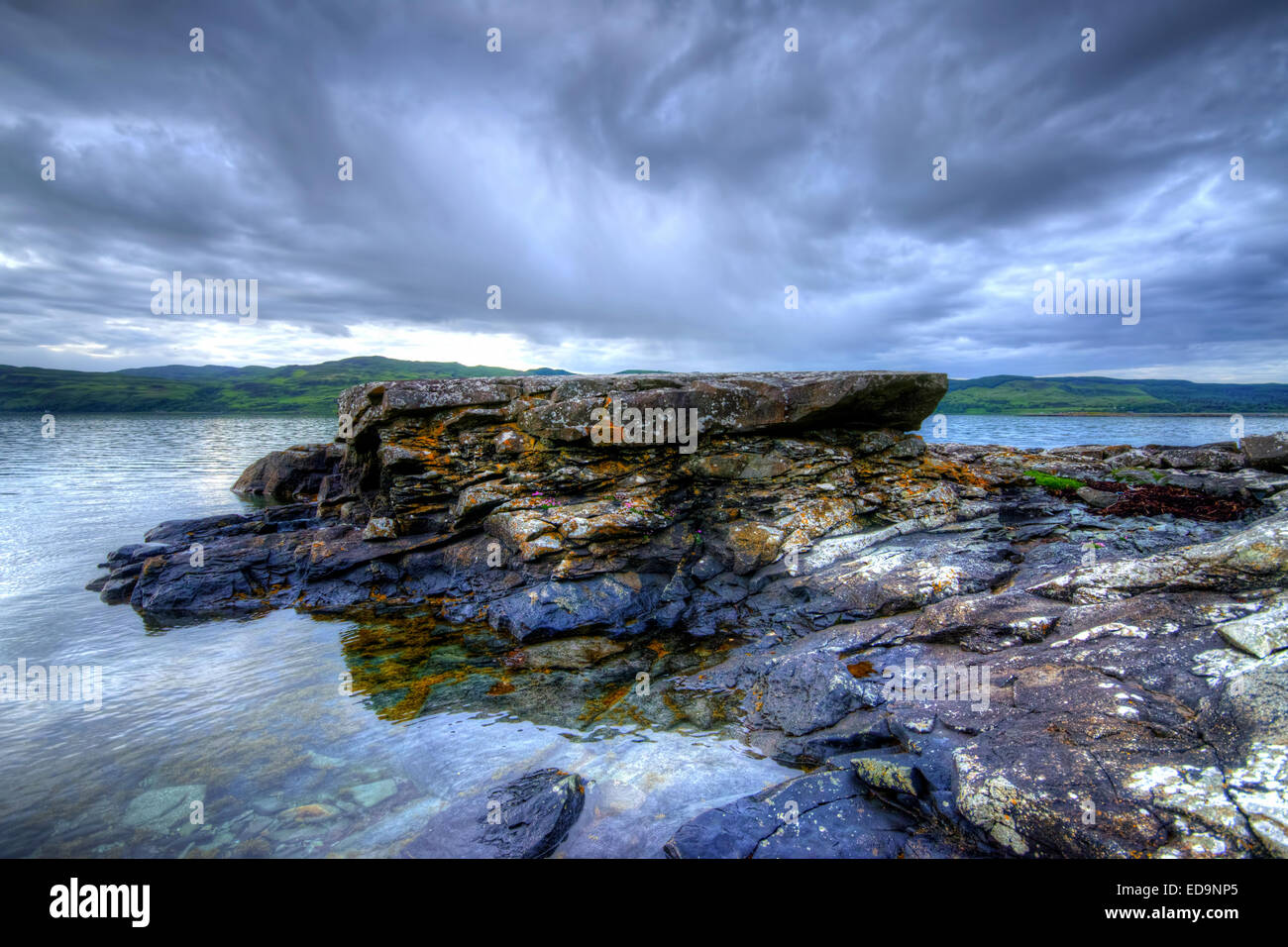 Loch na Keal on the Isle of Mull, Scotland Stock Photo - Alamy