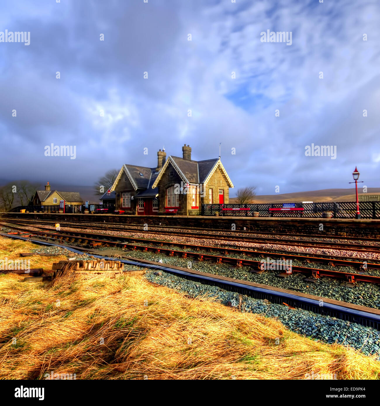 Ribblehead station buildings hi-res stock photography and images - Alamy