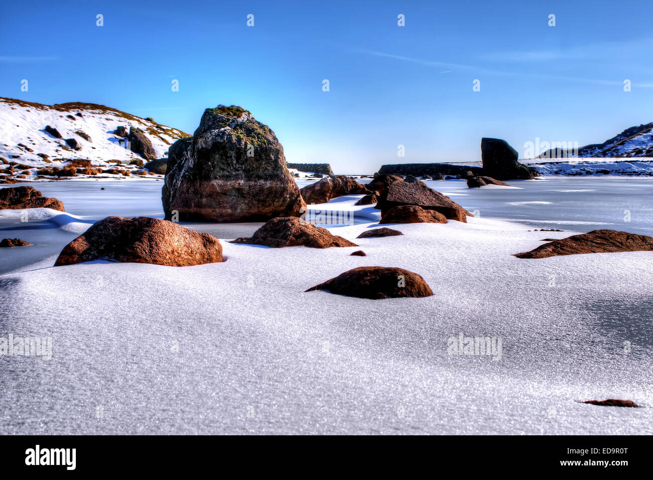 Levers Water on the Coniston Fells in the Lake District National Park ...