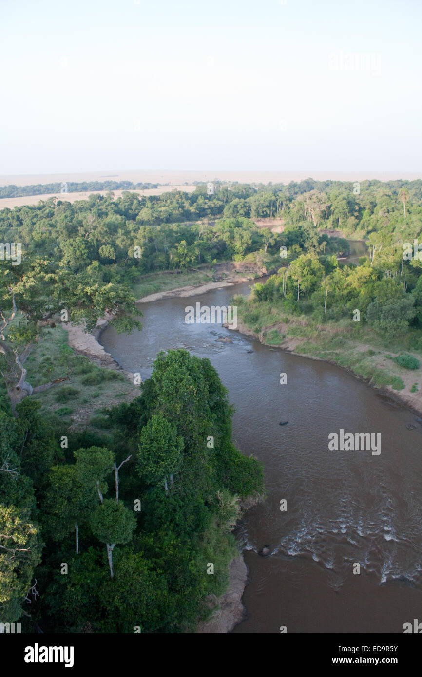 Aerial view mara river hi-res stock photography and images - Alamy