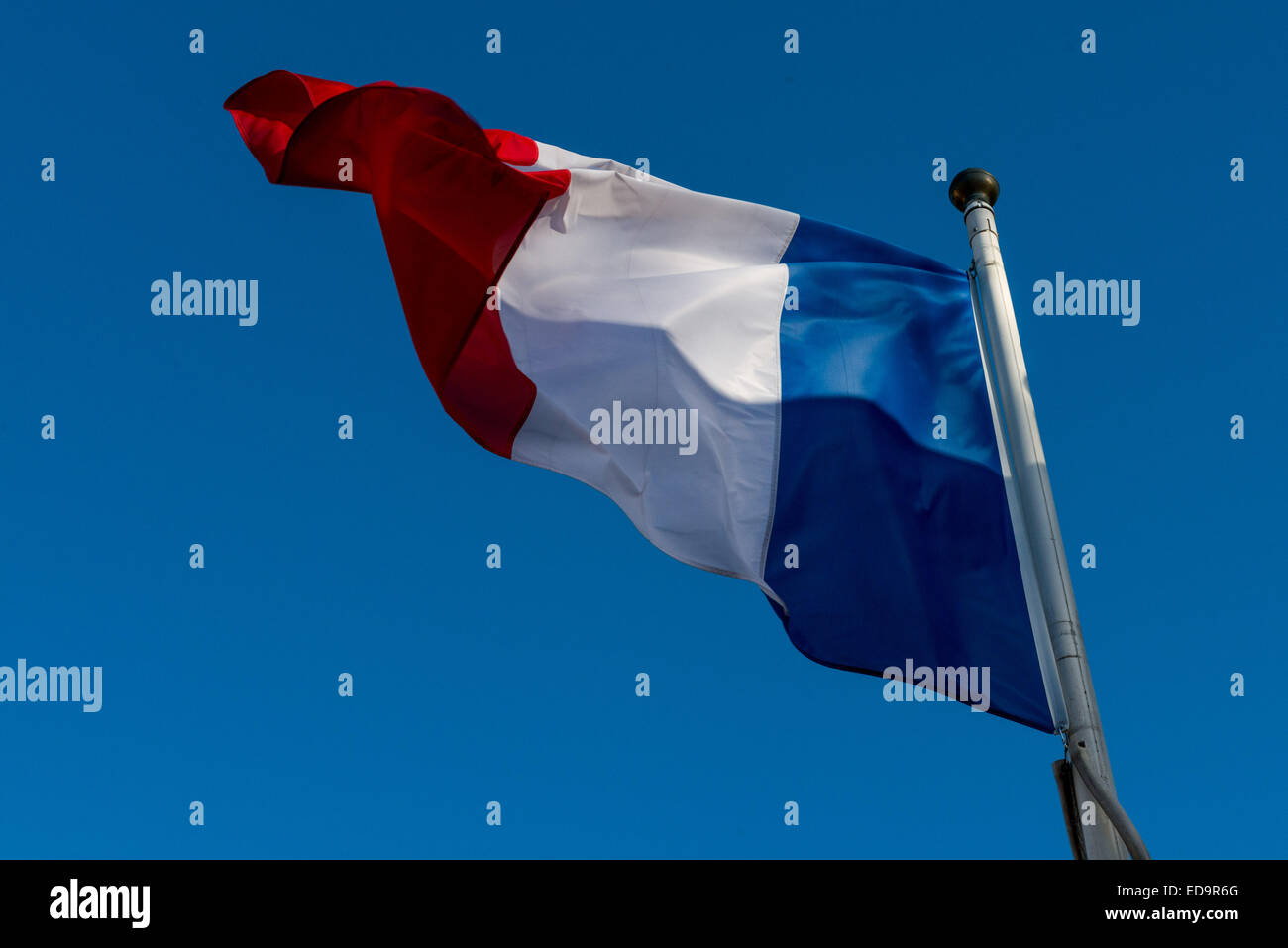 French national flag Stock Photo - Alamy