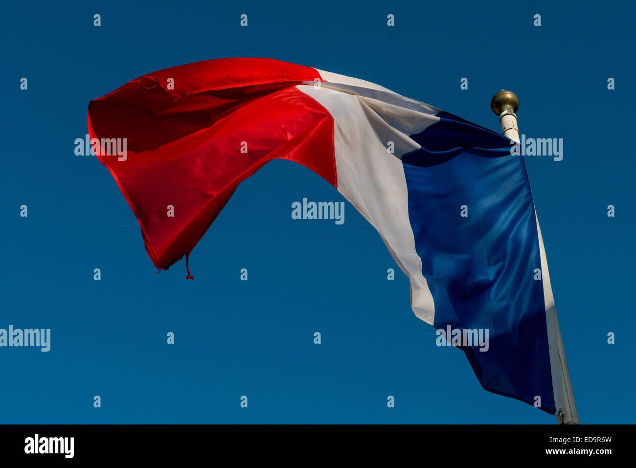 French national flag Stock Photo - Alamy