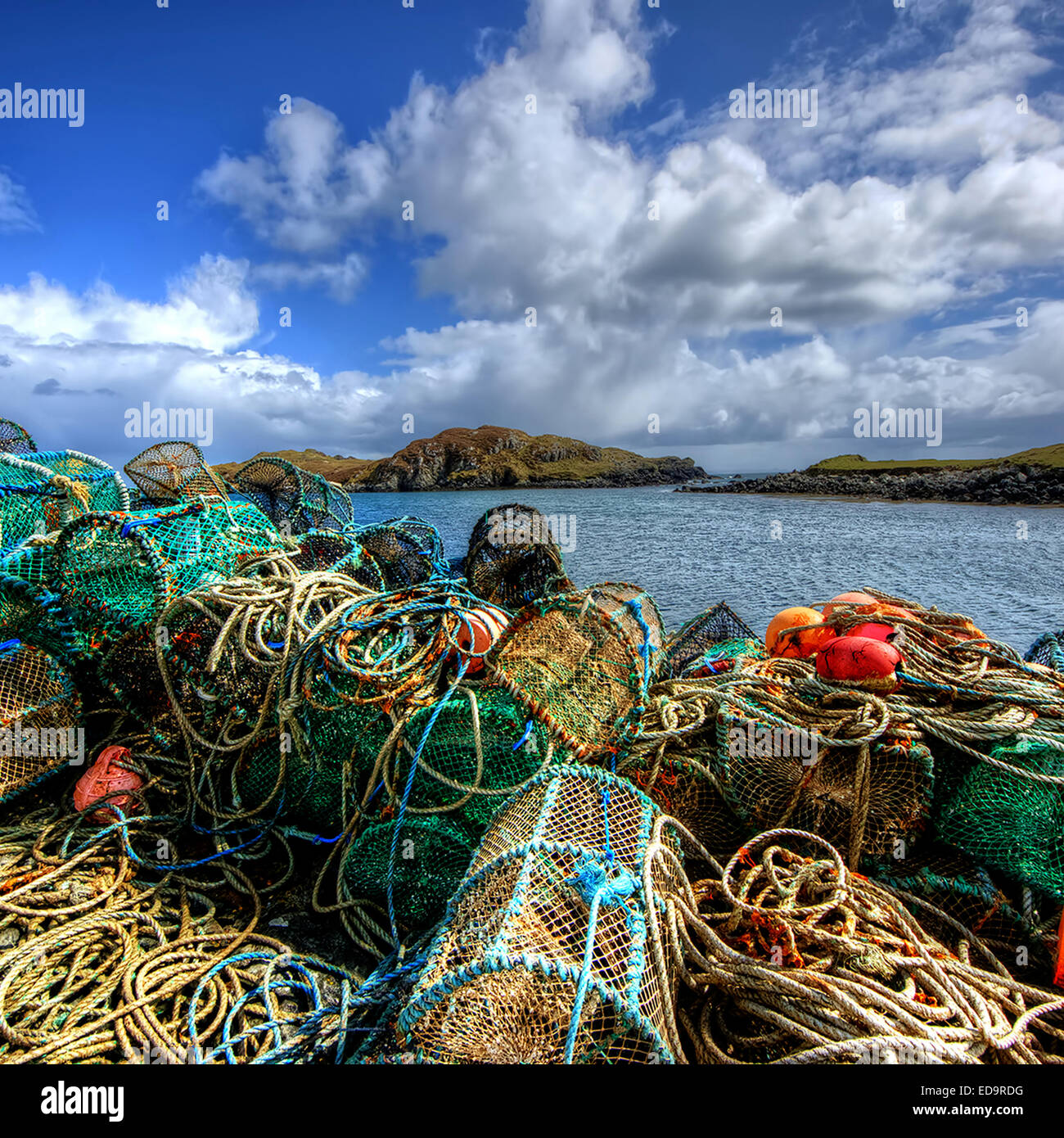 Rodel on the Isle of Harris in the Outer Hebrides, Scotland Stock Photo ...
