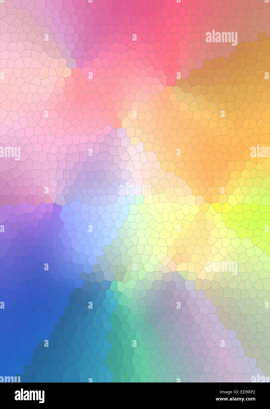 Pastel shades collected in abstract stained glass Stock Photo - Alamy