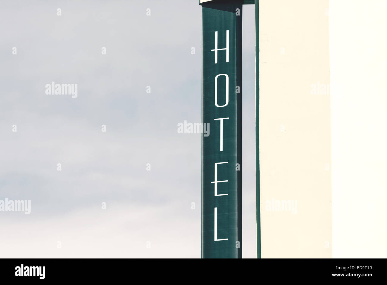 Hotel sign facade hi-res stock photography and images - Alamy