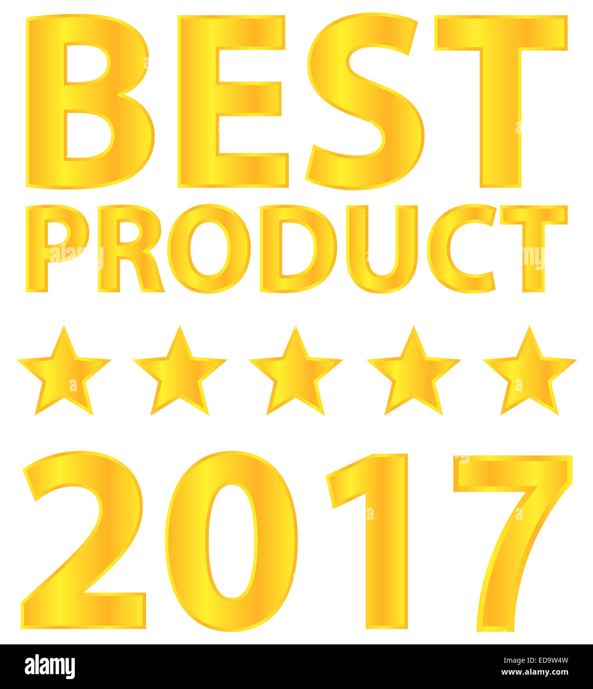 Best Product Five Star Award Stock Photo - Alamy