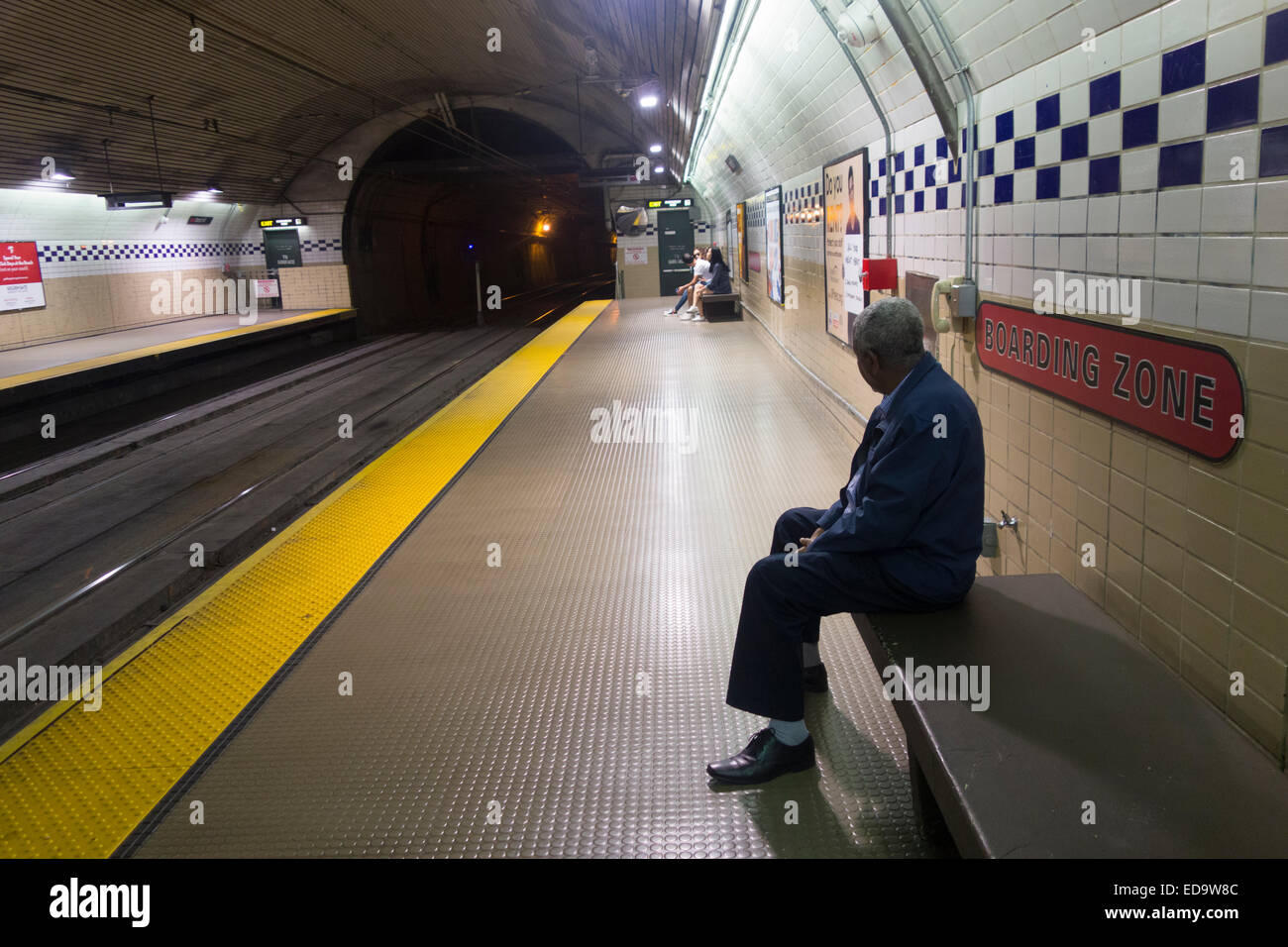 San Francisco central subway station Stock Photo - Alamy