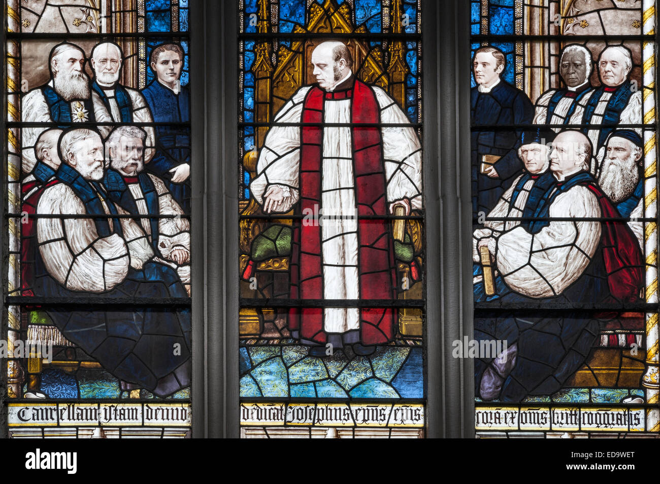 Auckland Castle, County Durham, UK. Interior of St Peter's Chapel. A ...