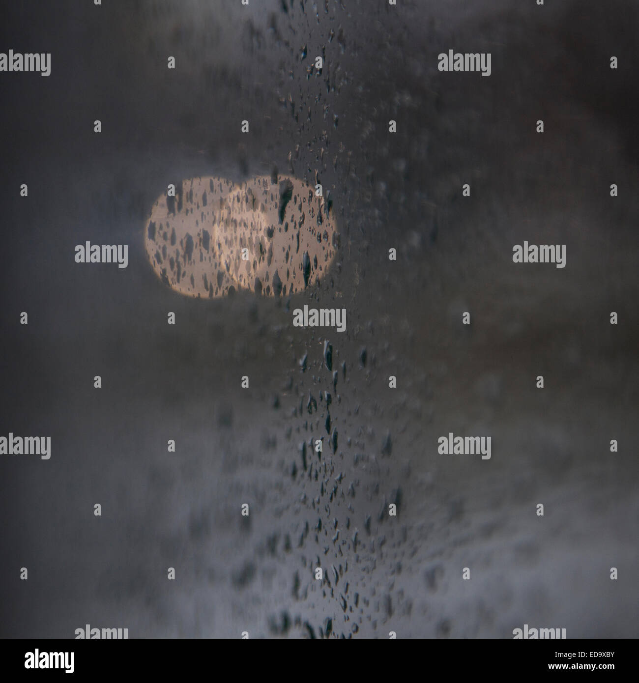 Rain on car mirror window hi-res stock photography and images - Alamy