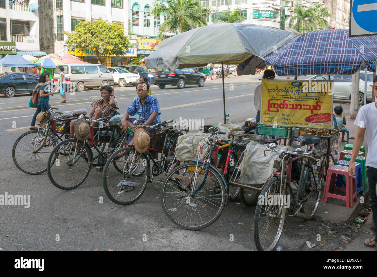 Asia asian burma myanmar myanmar traffic a country cycle cycle hi-res ...