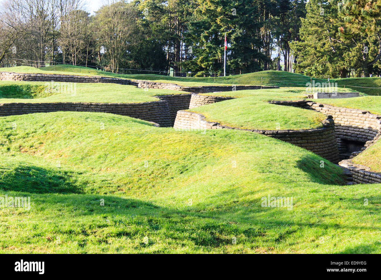 Vimy ridge trenches ww1 battle france world war one canadian hi-res ...