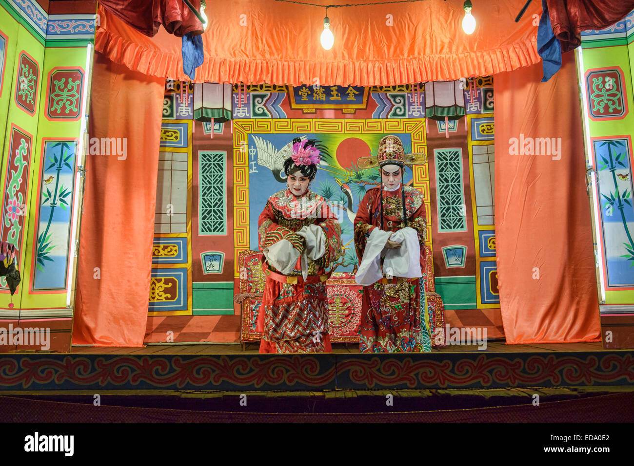 Chinese opera performers, Bangkok, Thailand Stock Photo - Alamy