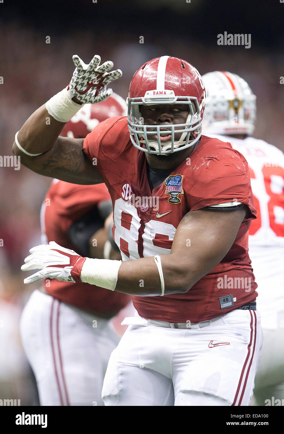 New Orleans, Louisiana, USA. 01st Jan, 2015. Alabama defensive lineman ...