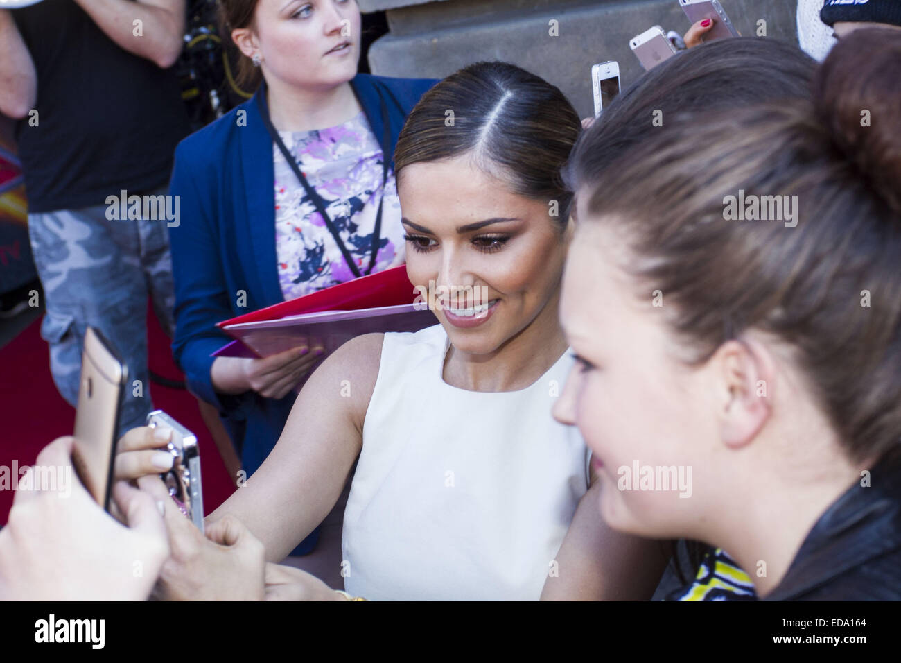 X Factor Judges arrive at the Assembly in Edinburgh Featuring: Cheryl ...