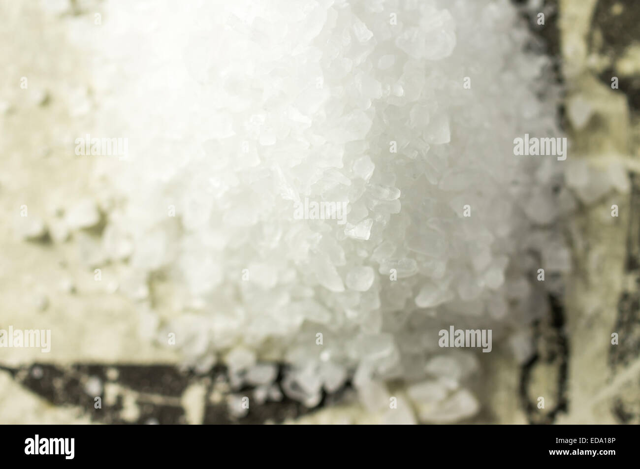 Sea salt crystals large food closeup Stock Photo - Alamy