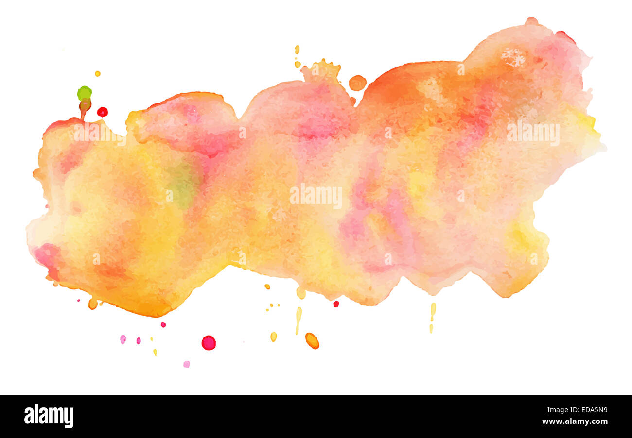 Watercolor stain Cut Out Stock Images & Pictures - Alamy
