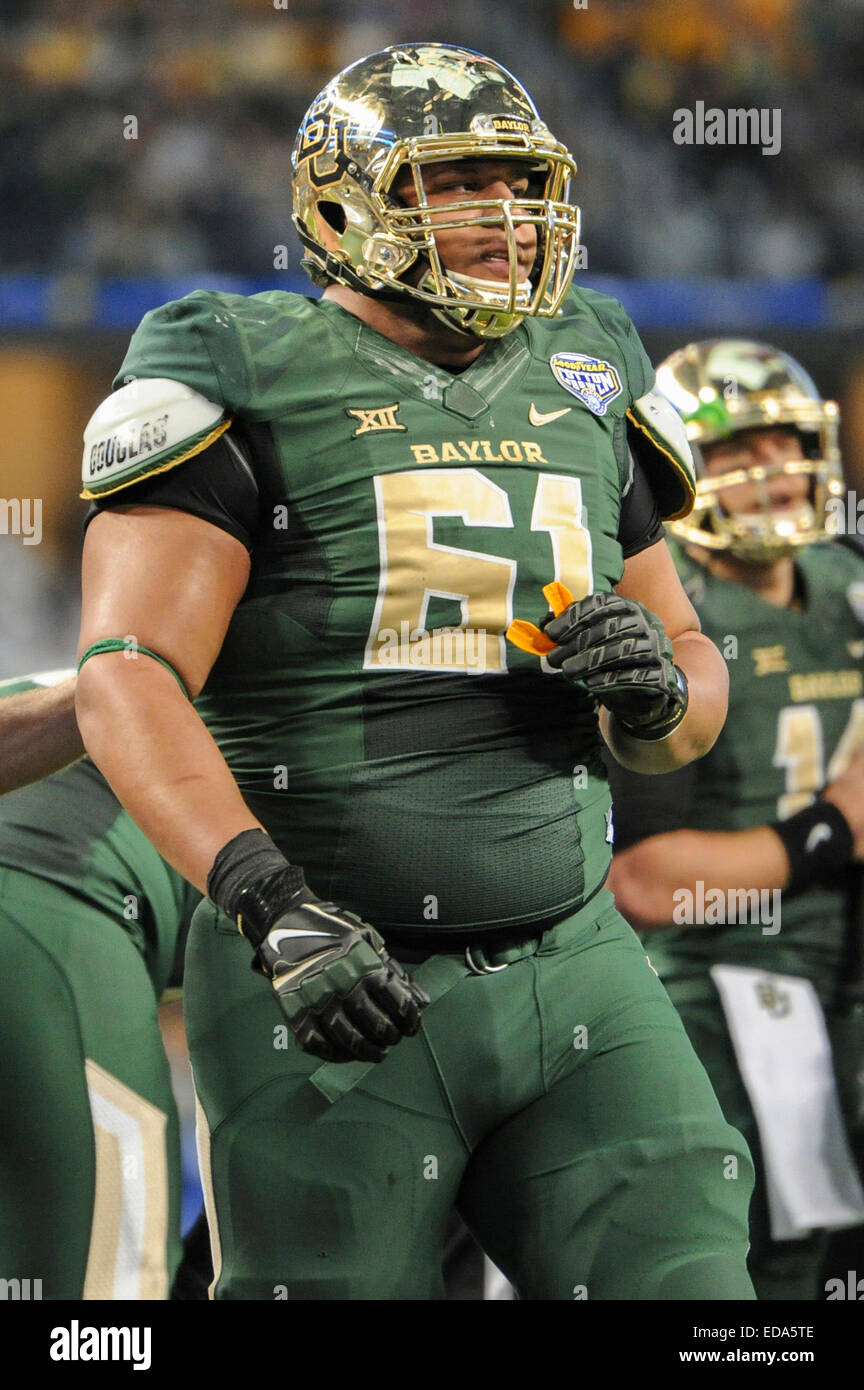 Arlington, Texas, USA. 01st Jan, 2015. Baylor offensive lineman Jarell ...