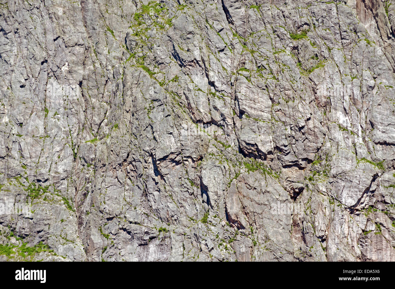 Rocks wall in Western Brook Pond, Newfoundland Stock Photo - Alamy