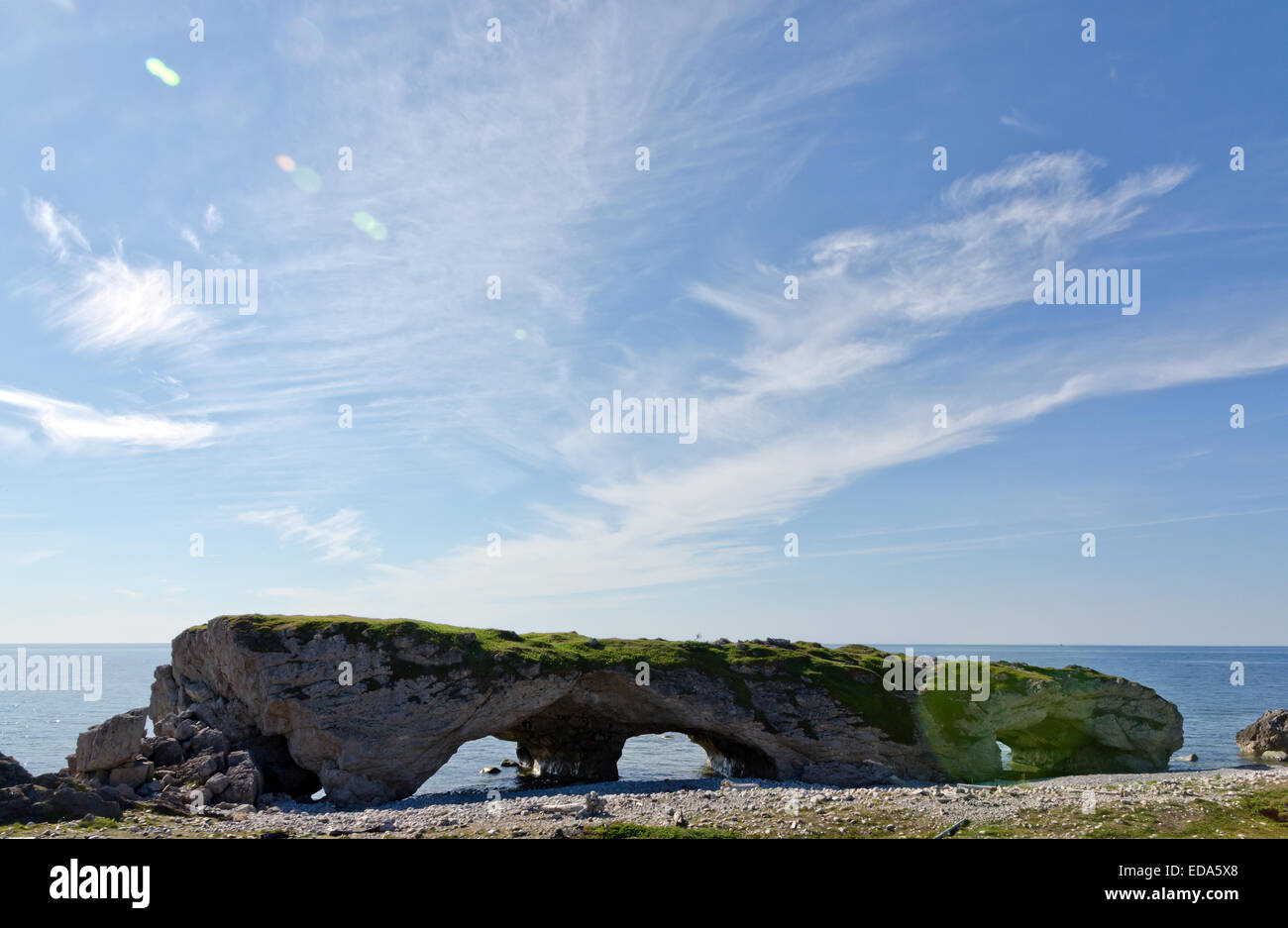 Arches Provincial Park, Newfoundland, in sunny day Stock Photo - Alamy
