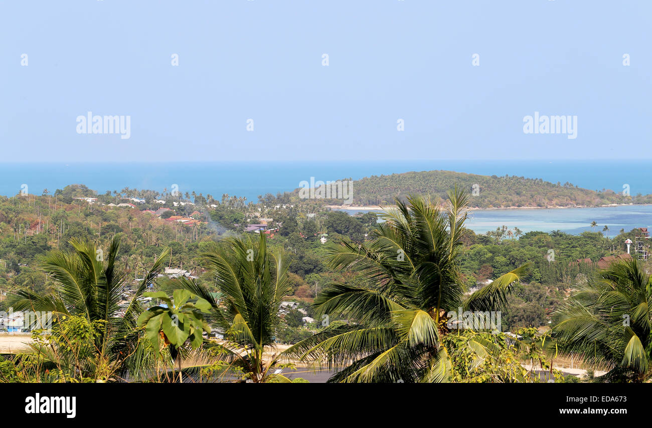 Beautiful large sea waves in the blue sea Stock Photo - Alamy