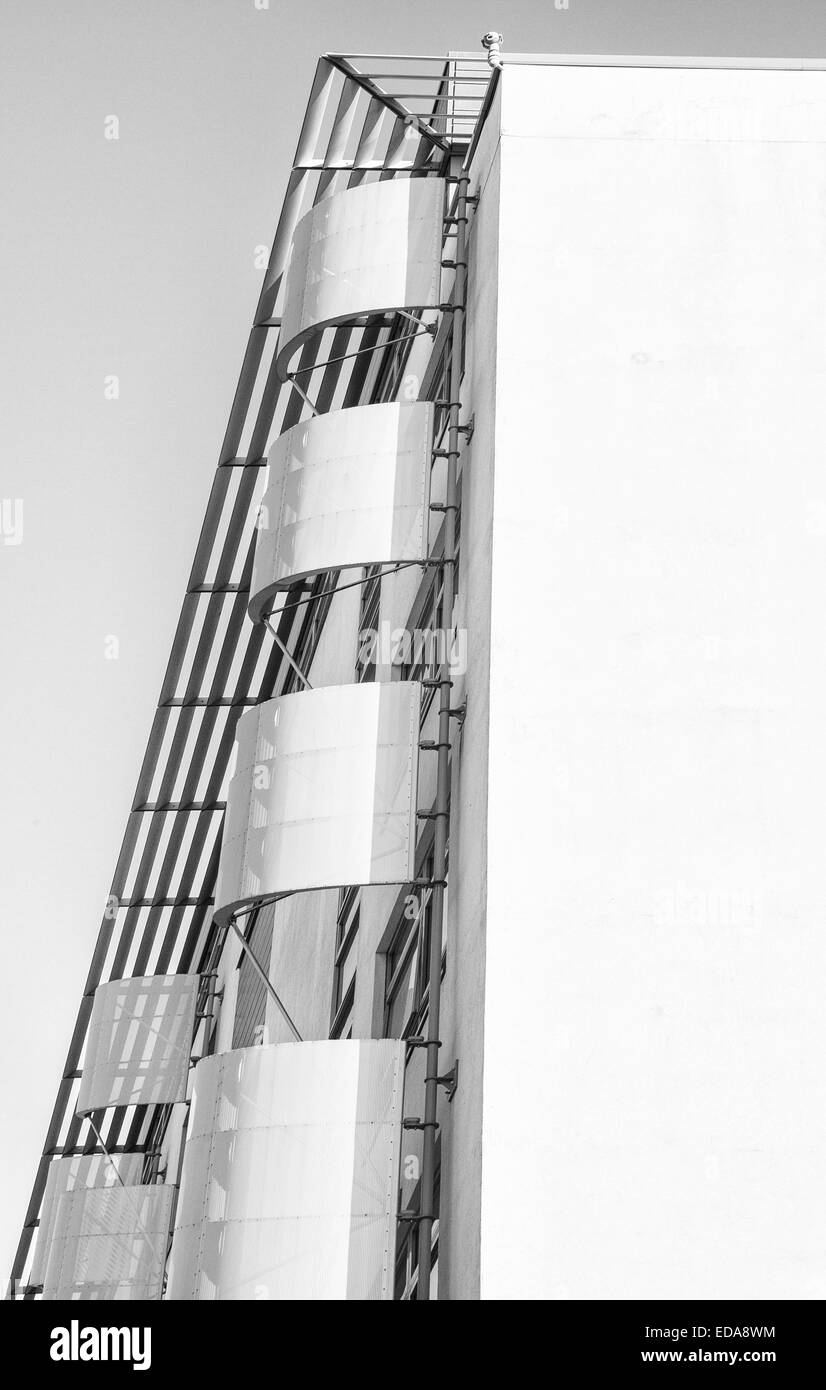 A modern university building in Plymouth - Rolle Building Stock Photo ...