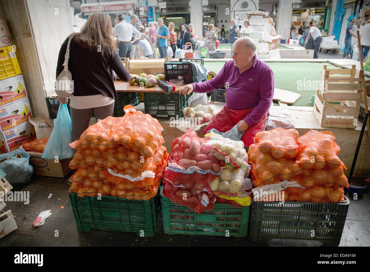 Europe, Italy, Rome, piazza vittorio, whole food market Stock Photo - Alamy