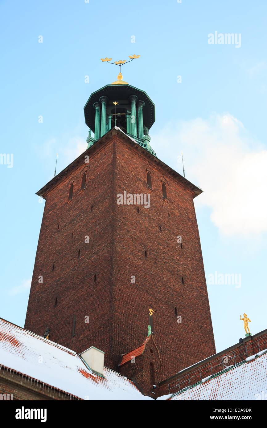 Stockholm clock tower hi-res stock photography and images - Alamy