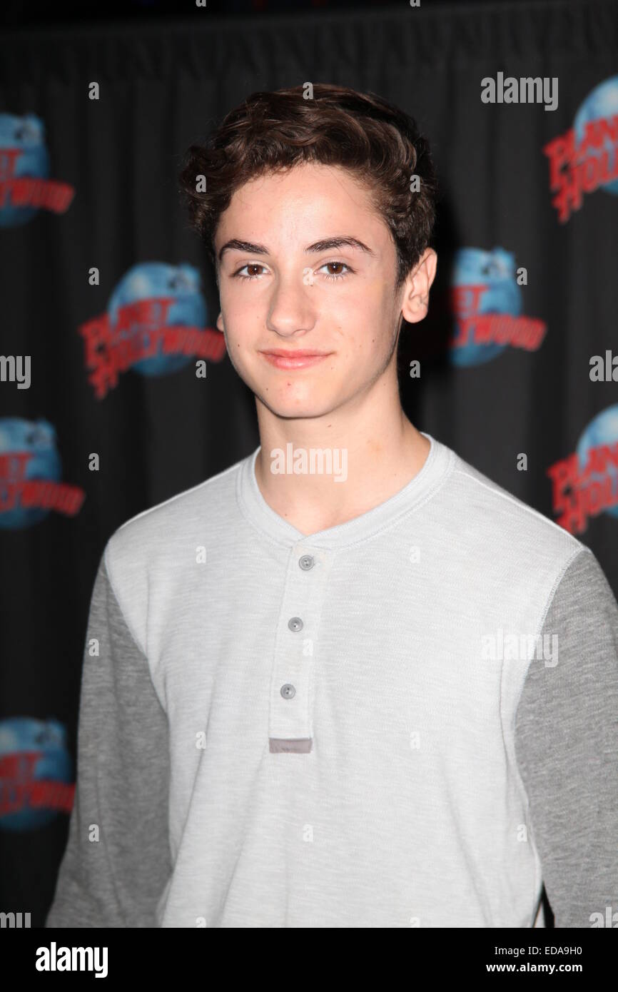 Earth to Echo star,Teo Halm visits Planet Hollywood Times Square ...