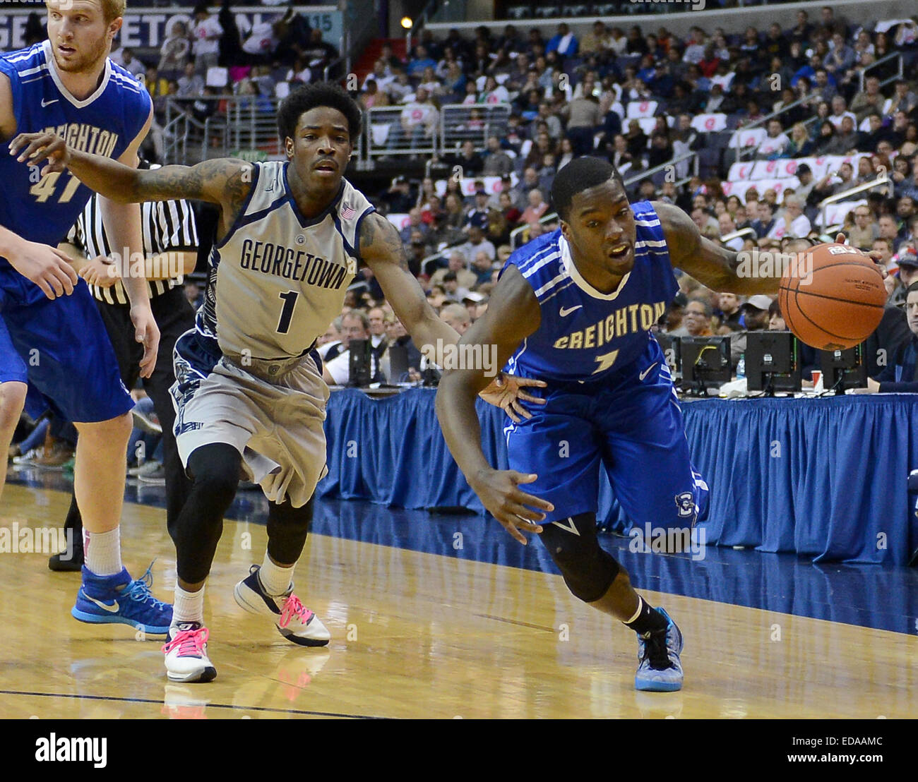 Washington, DC, USA. 3rd Jan, 2015. 20150103 - Creighton guard Austin ...