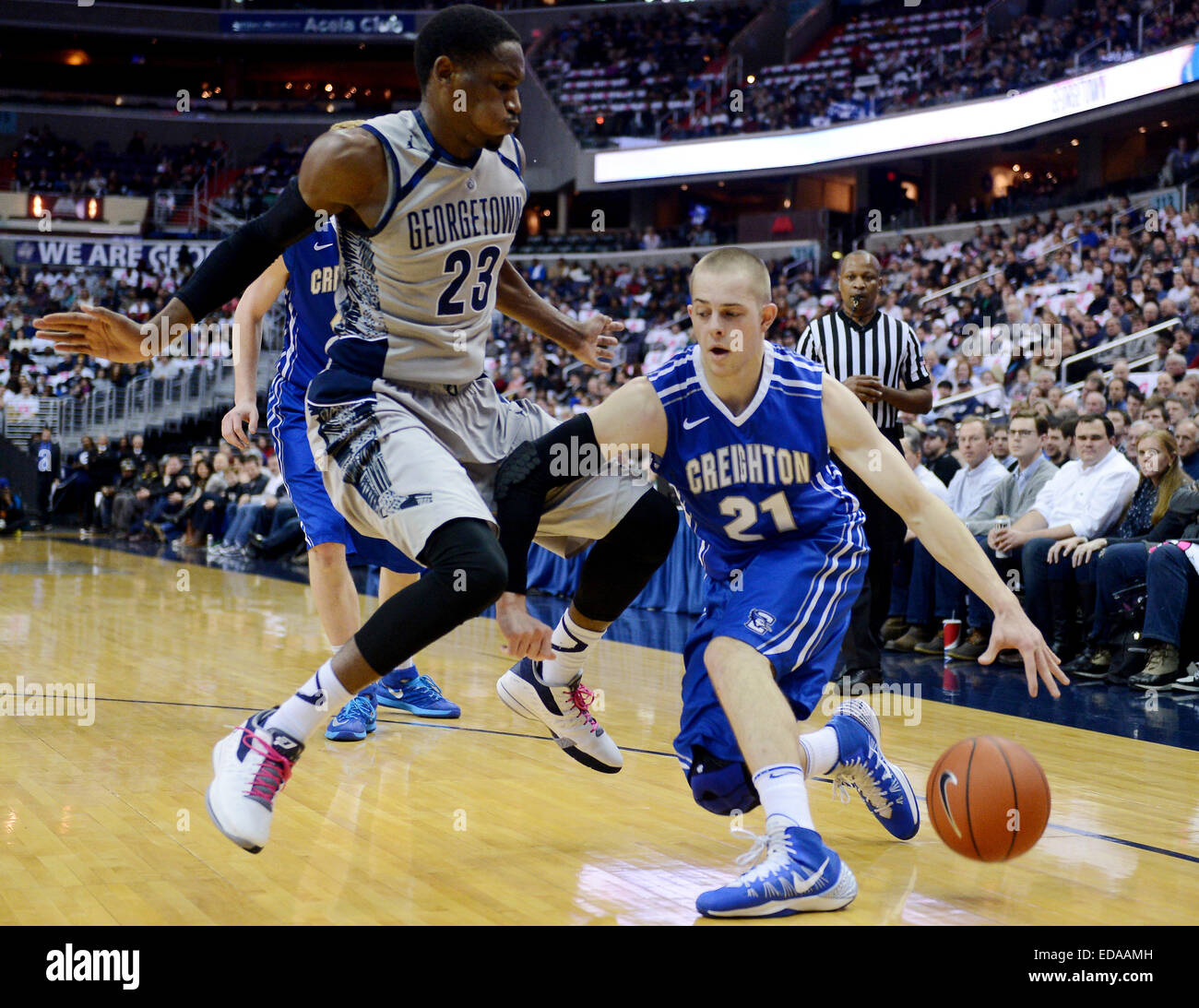 Washington, DC, USA. 3rd Jan, 2015. 20150103 - Creighton guard Isaiah ...