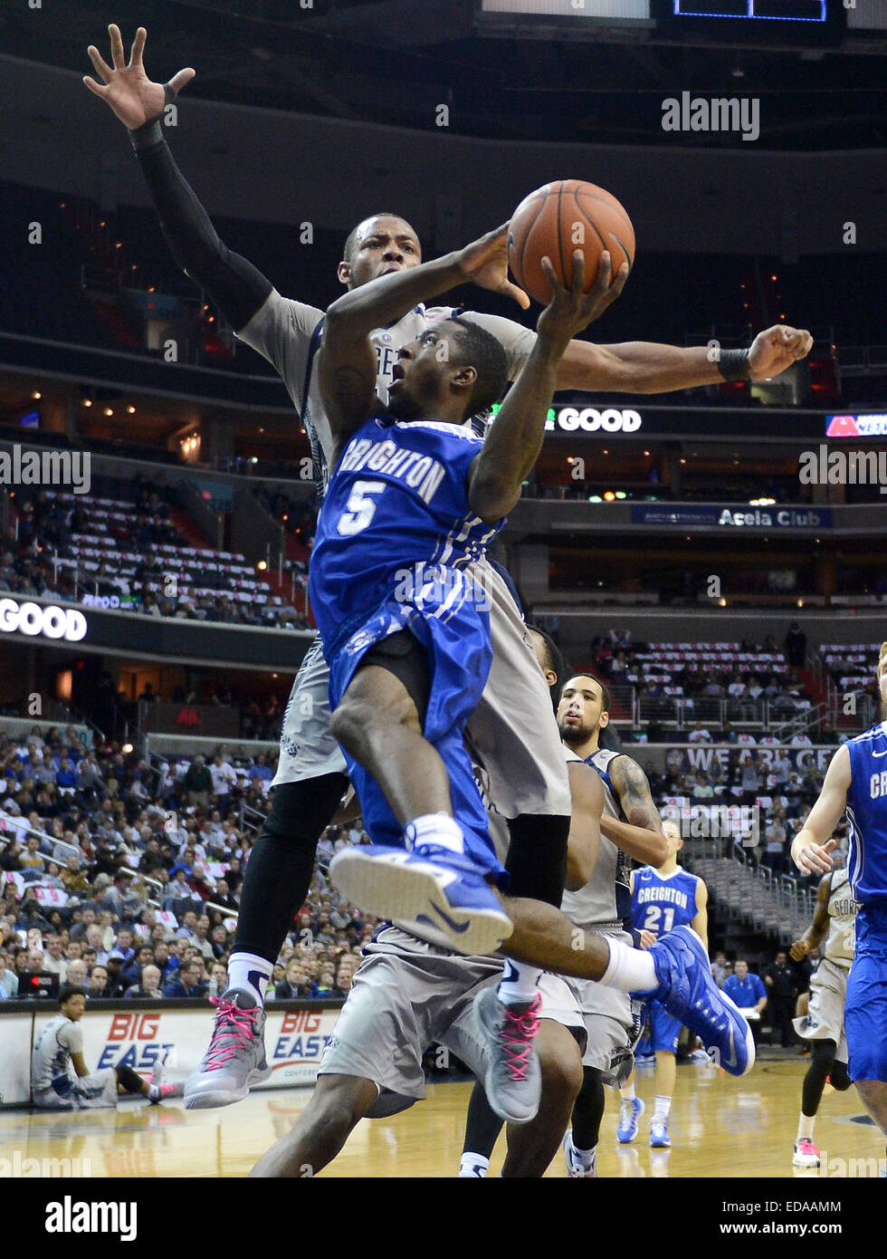 Washington, DC, USA. 3rd Jan, 2015. 20150103 - Creighton guard Devin ...