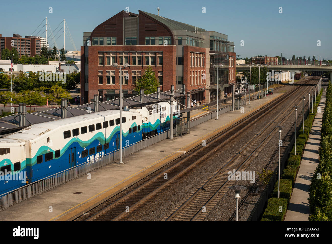 Sounder train hi-res stock photography and images - Alamy