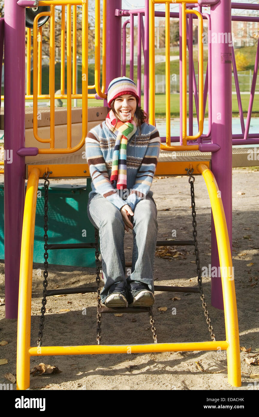 portrait outside in park Stock Photo - Alamy