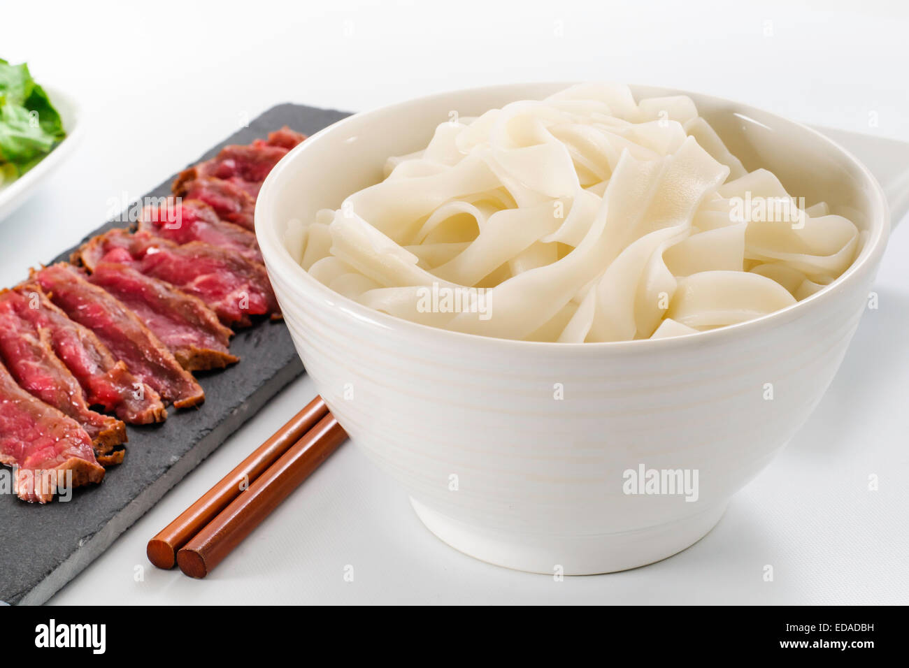 Ingredients for cooking Vietnamese Beef noodle soup - Pho Stock Photo ...
