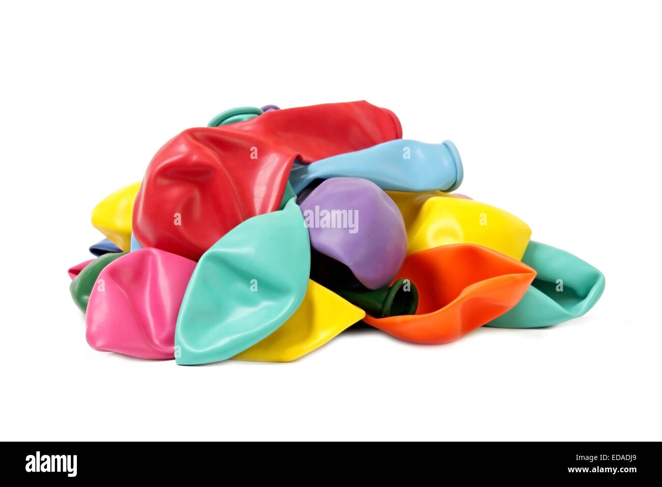 Rainbow coloured balloons Cut Out Stock Images & Pictures - Alamy