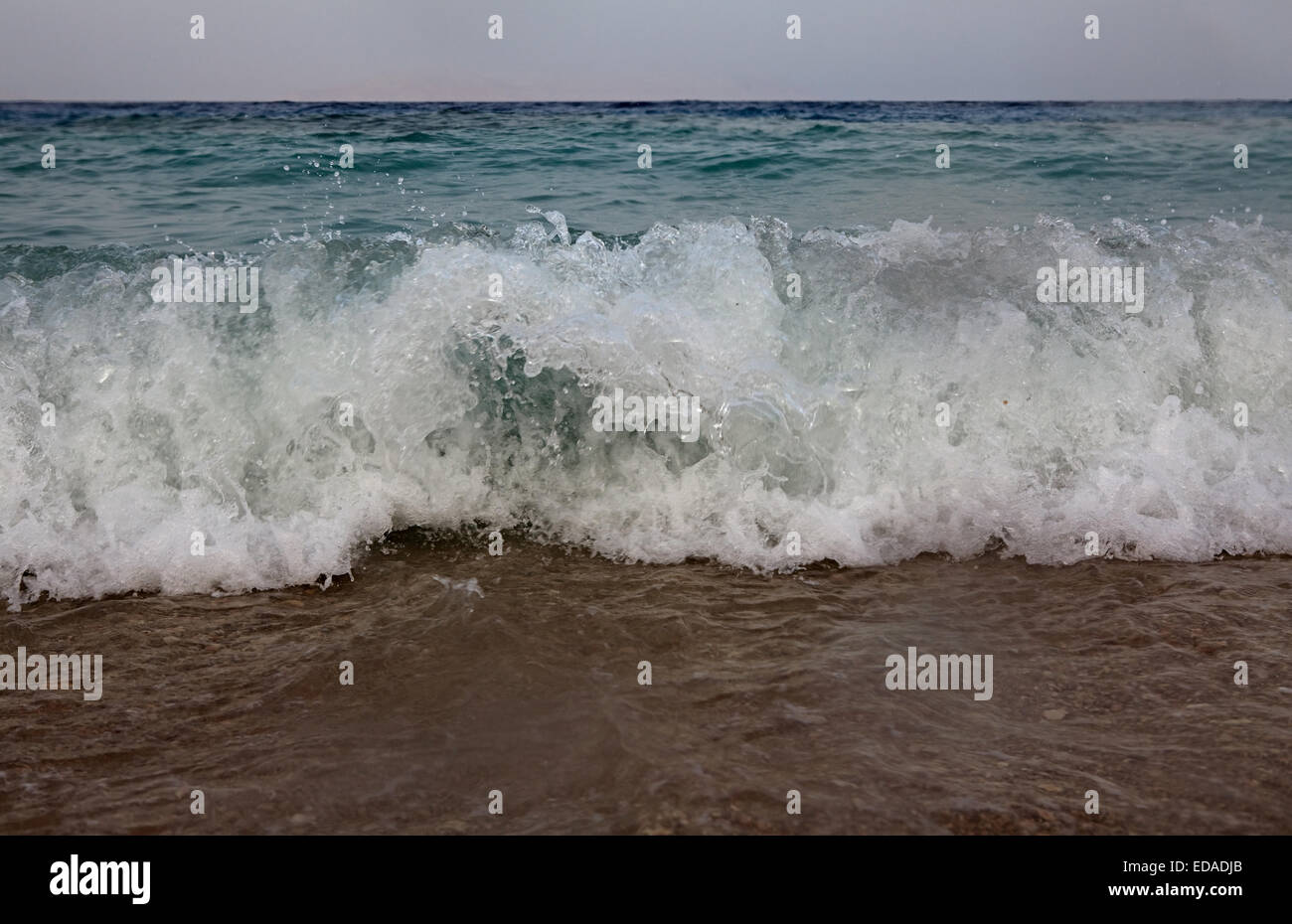 Gentle storm at sea Stock Photo - Alamy