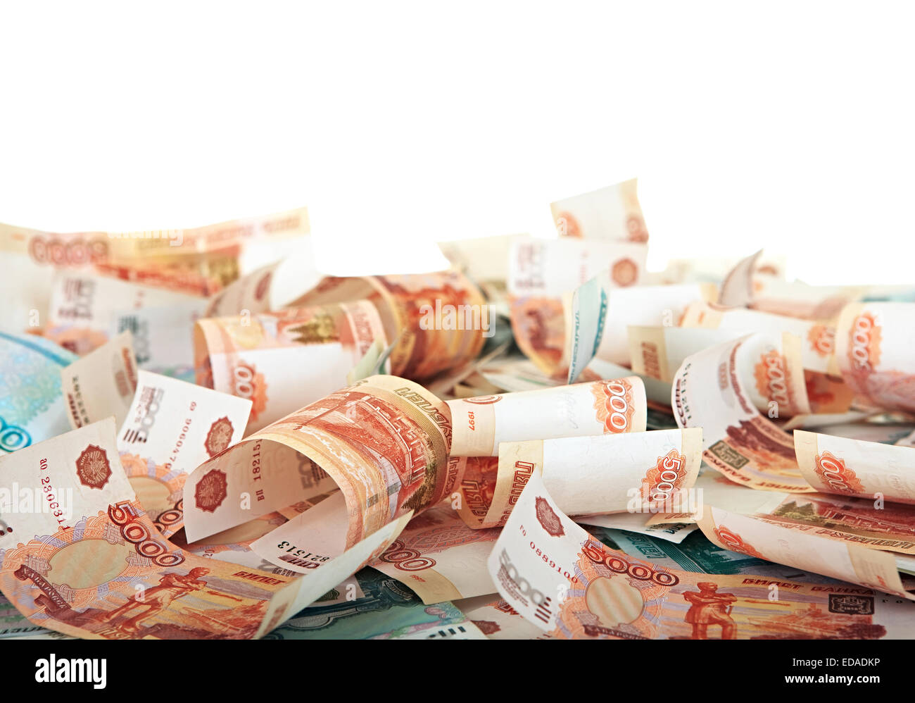 Background of Russian banknotes Stock Photo - Alamy