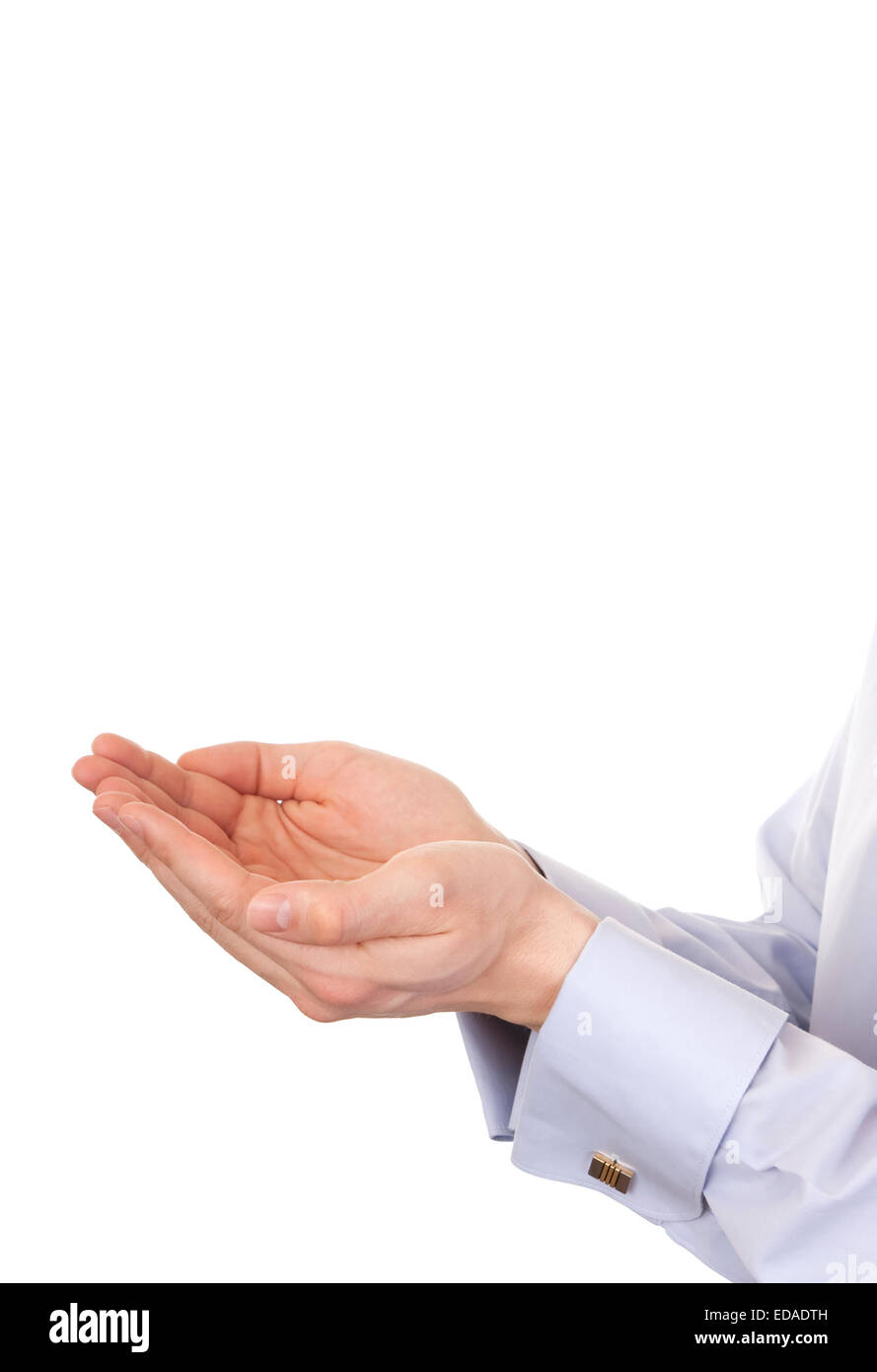 Men's outstretched hands Stock Photo - Alamy