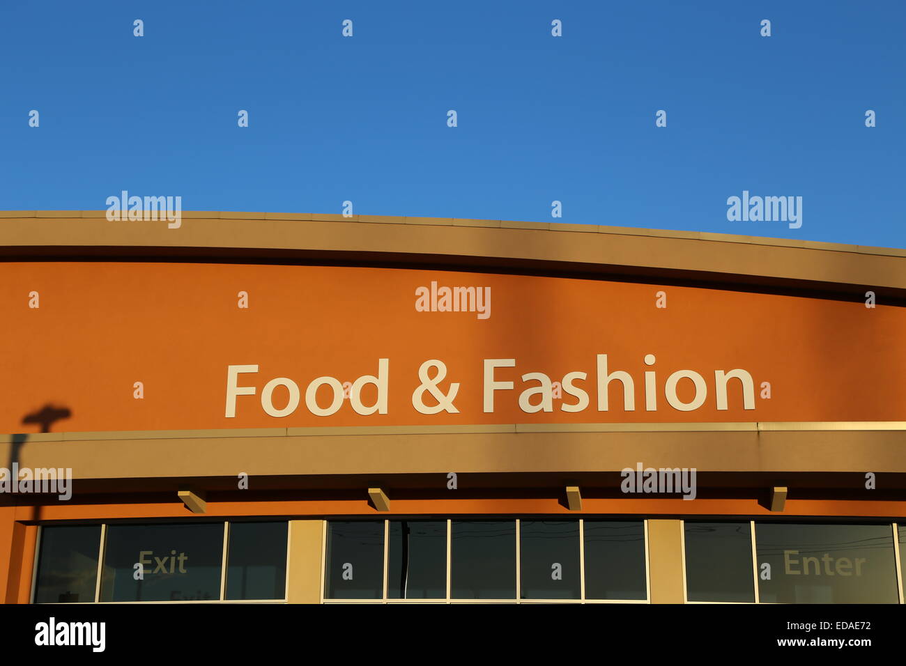 Food exit sign hi-res stock photography and images - Alamy