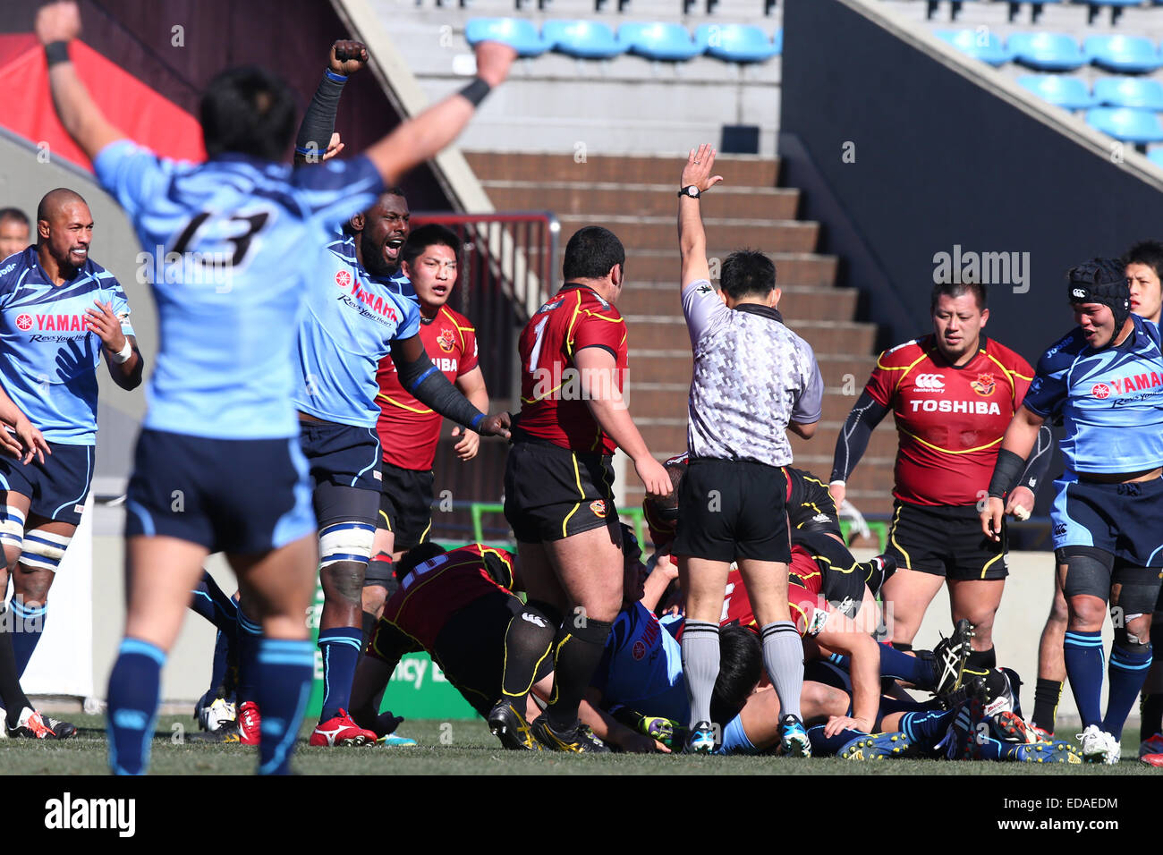 General View, JANYUARY 3, 2015 - Rugby : Japan Rugby Top League 2014 ...