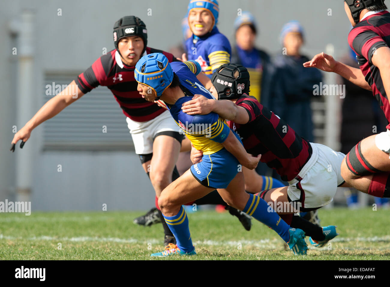 Hanazono Rugby Stadium, Osaka, Japan. 3rd Jan, 2015. Shogo Nezuka ...