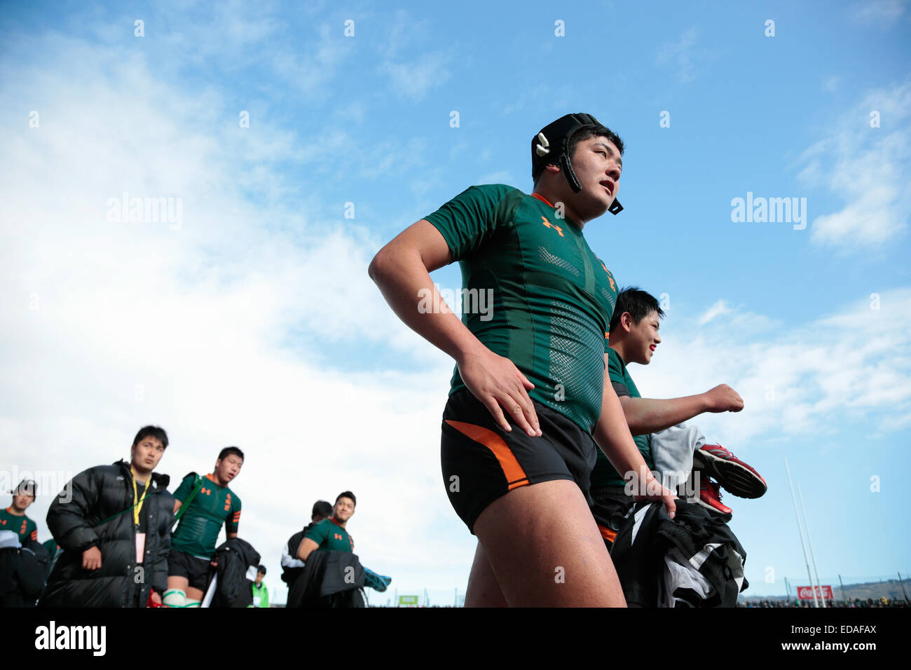 Hanazono Rugby Stadium, Osaka, Japan. 3rd Jan, 2015. Higashi Fukuoka ...