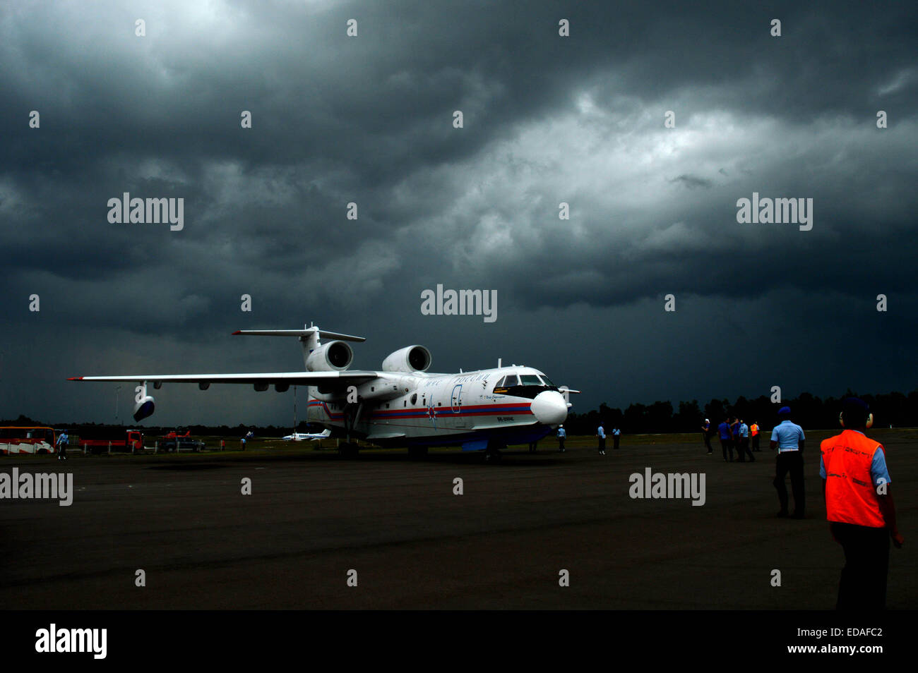 Jan. 3, 2015 - Russian Beriev Be-200 Amphibious Aircraft joint a ...