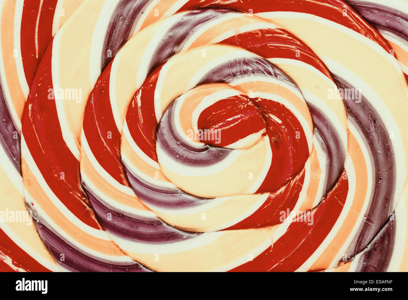 Retro Photo Of Lollipop Abstract Closeup Stock Photo - Alamy