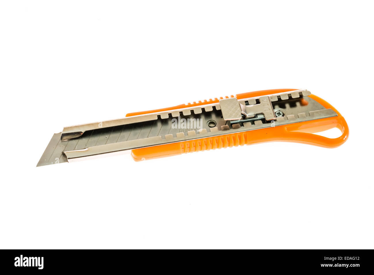 Orange plastic and metal big cutter Orange big cutter Stock Photo - Alamy