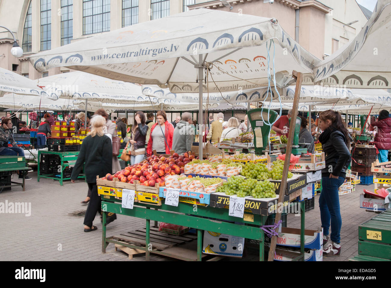 Central Market, Riga; Lativa Stock Photo - Alamy