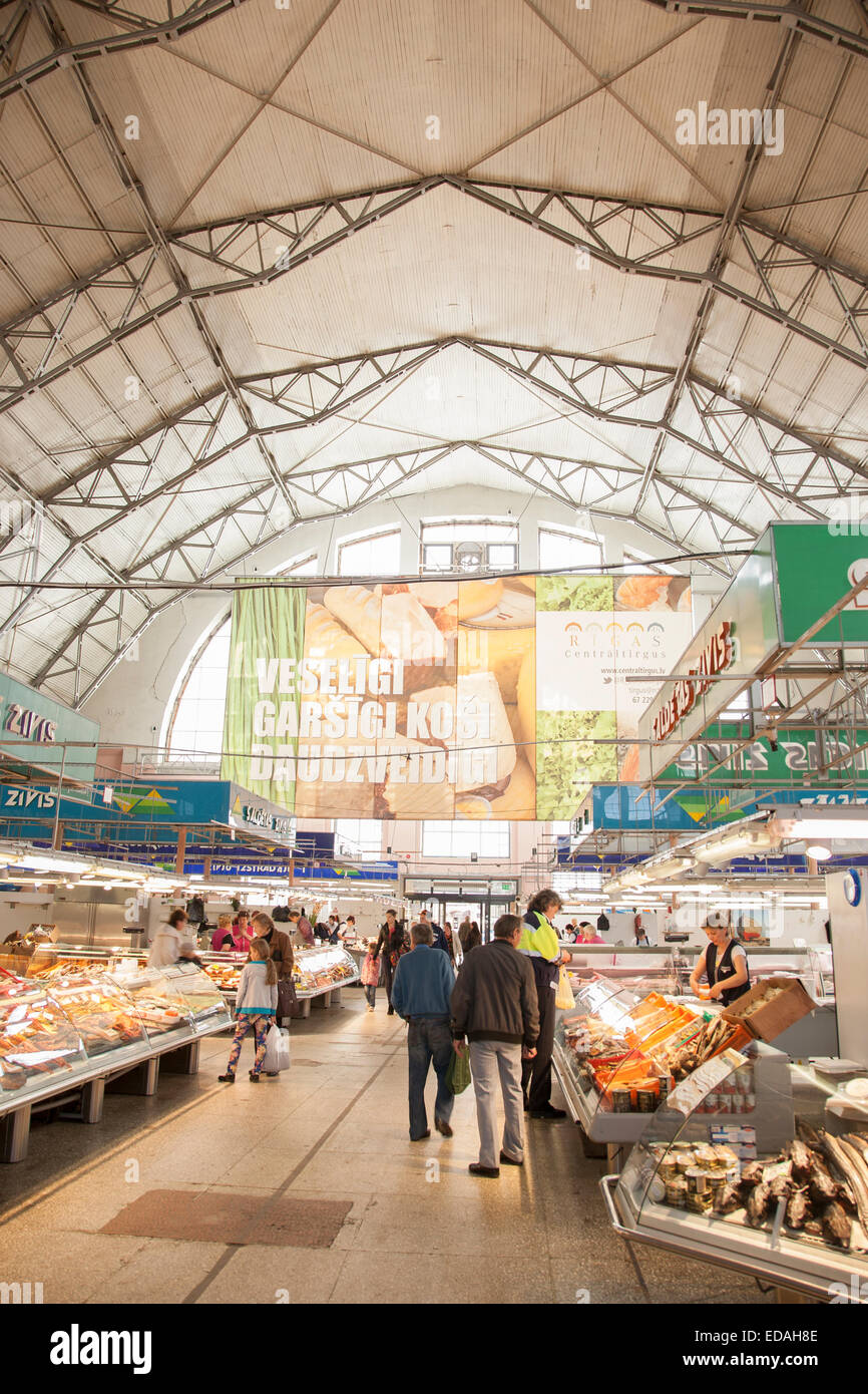 Central Market, Riga; Lativa Stock Photo - Alamy