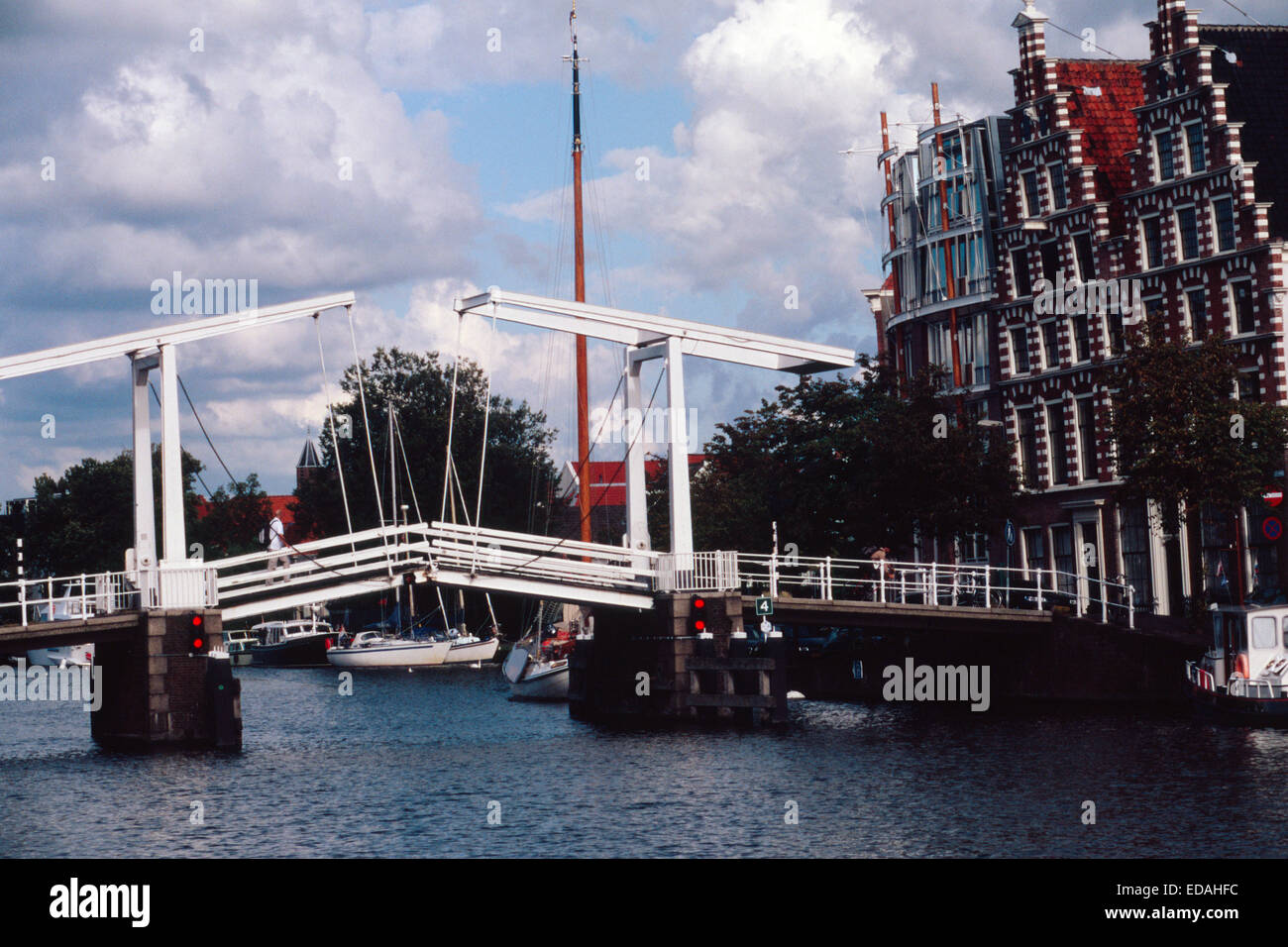 Netherlands, Haarlem, Bridge Stock Photo - Alamy