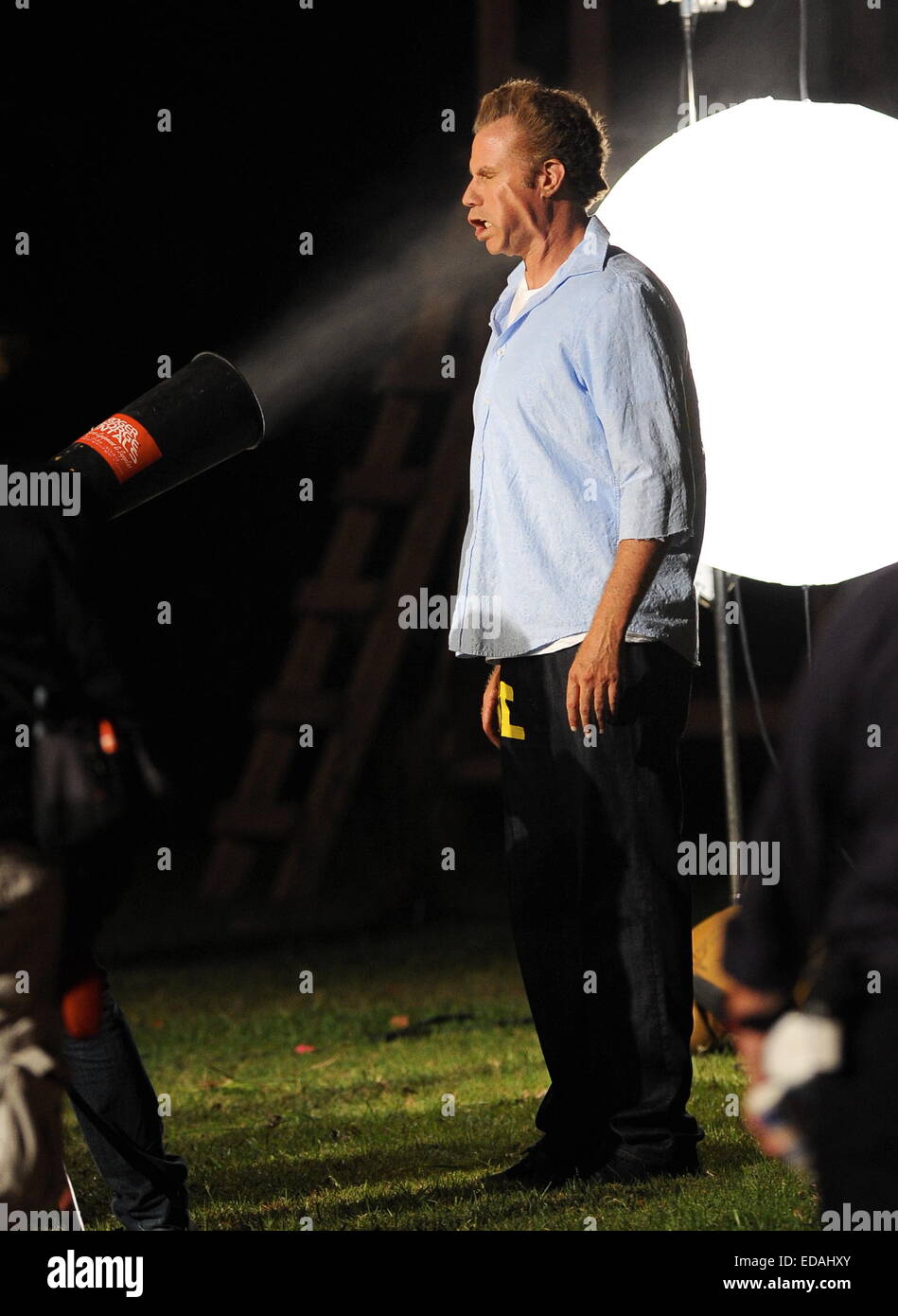 Funnyman Will Ferrell filming late scenes for his new comedy movie 'Get ...